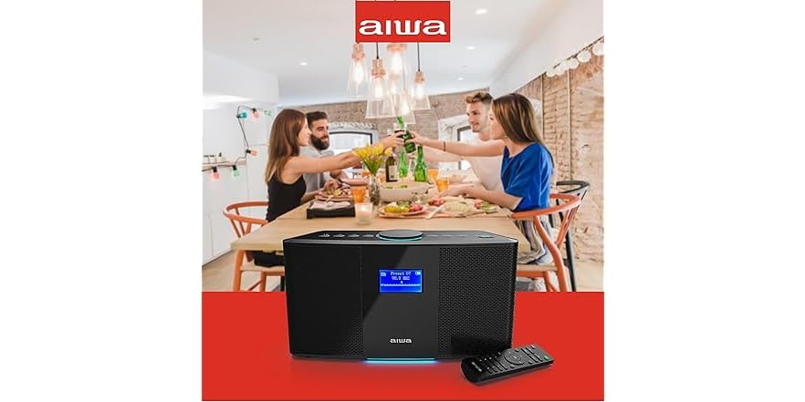 (NEW) AIWA Wireless Speaker & Radio