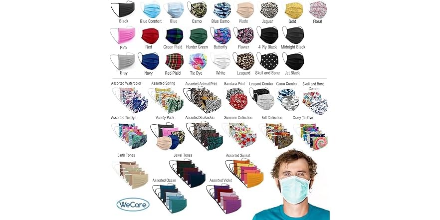 Disposable Face Mask Individually Wrap