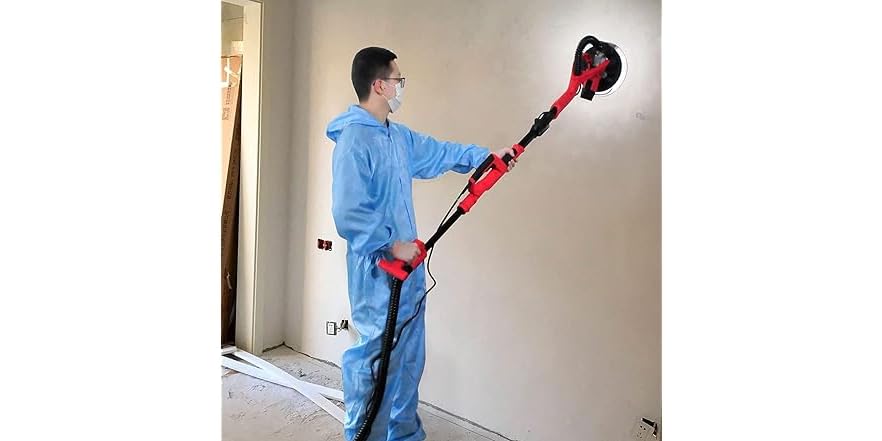 Powermaverick 6FT 750W Elec Drywall Sander w/Vac