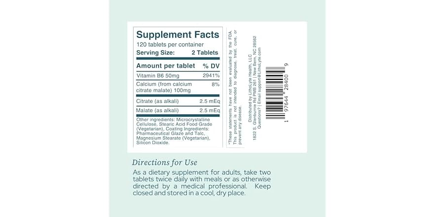 Oxalate Reducing Tablets