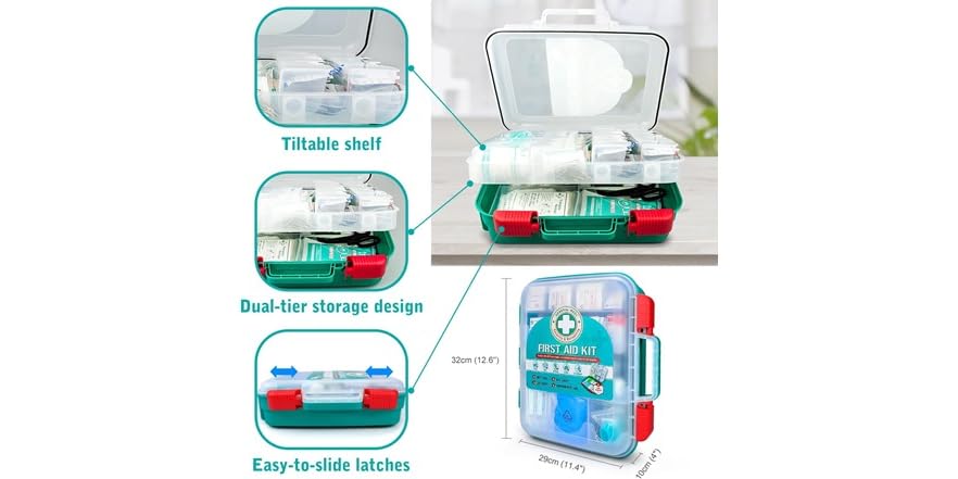 General Medi 420 Pieces Professional First Aid Kit