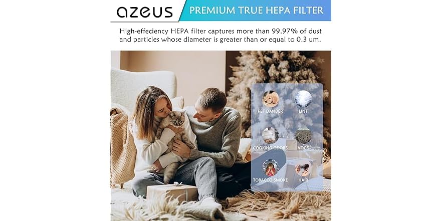AZEUS 5-in-1 Air Purifier Filter Replacement
