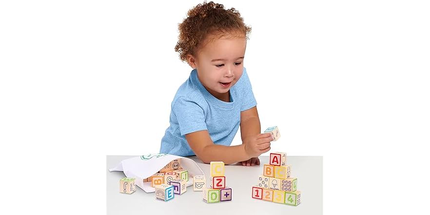 CoComelon 51pc ABC Wooden Block set