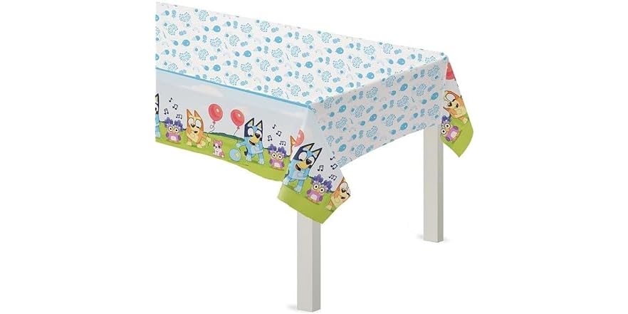 amscan Bluey Plastic Party Table Cover