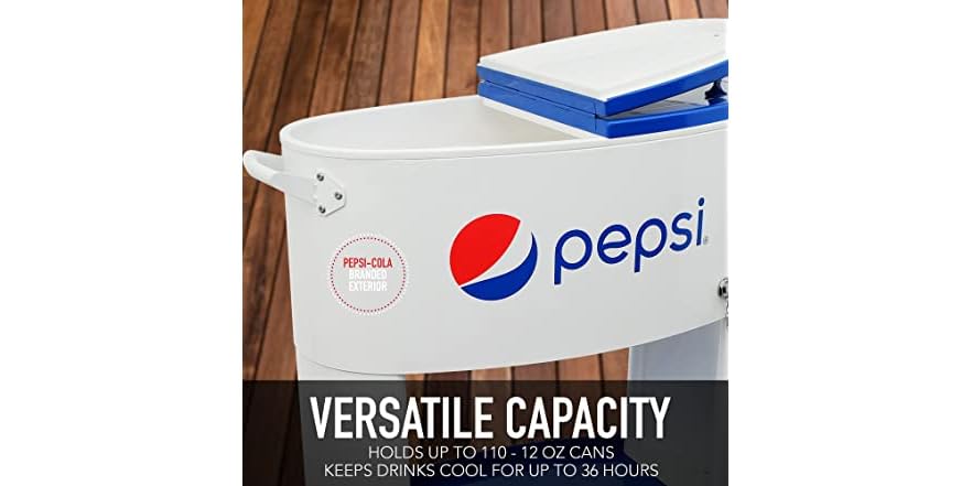 Permasteel Pepsi Outdoor Patio Cooler