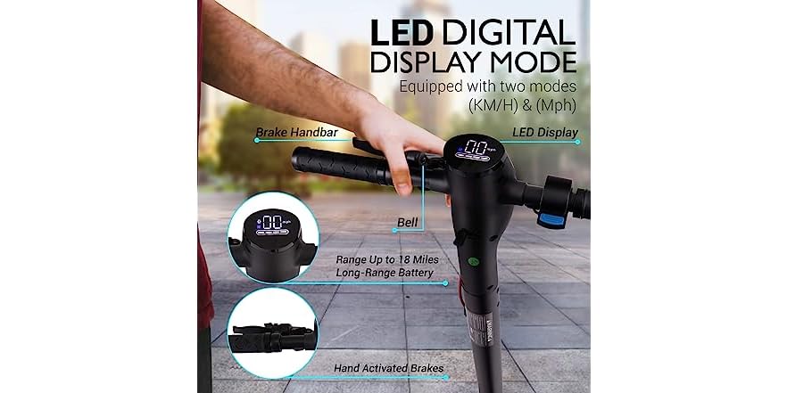 Hurtle Folding Electric Commuter Scooter