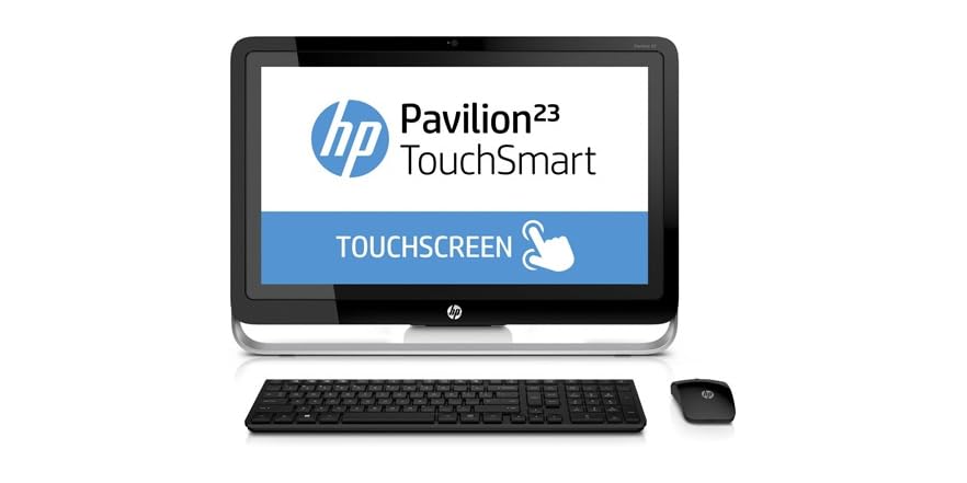 HP 23" Touchscreen AIO Desktop w/2TB HD