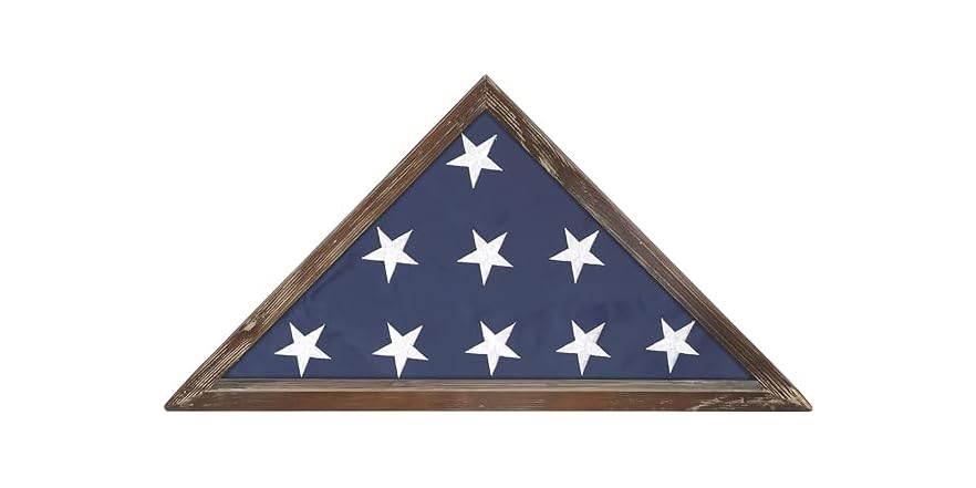 Triangular Memorial Flag Display Case