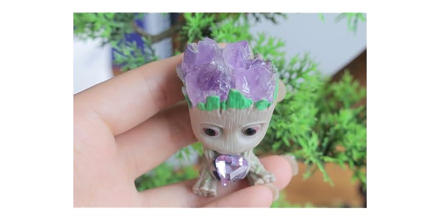 Little Tree Man Crystal Groot Ornament