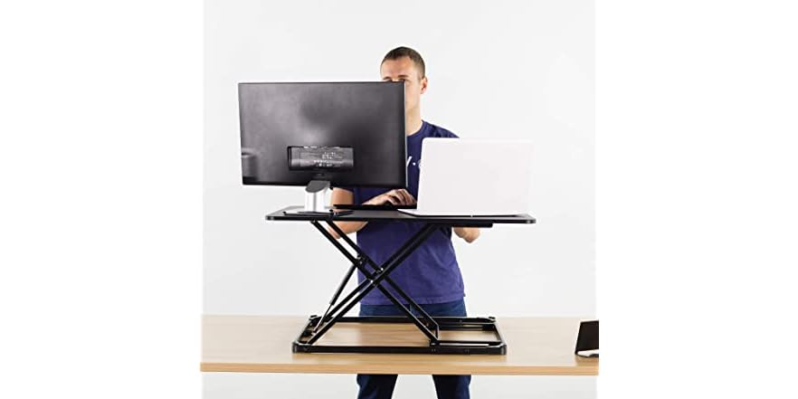 VIVO Ultra-Slim Adjustable Standing Desk