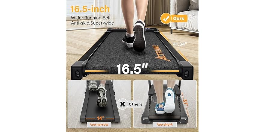 ACTFLAME Walking Pad with Incline