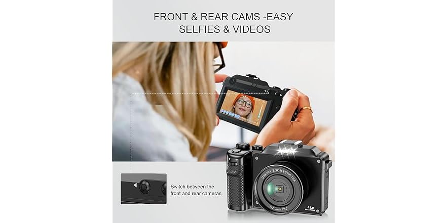 Yatao Digital Camera | 64MP | 64GB SD