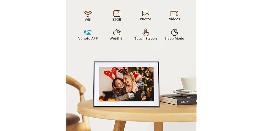 Dragon Touch 10.1" Touchscreen Digital Picture Frame