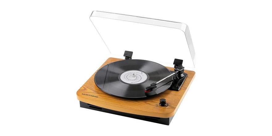 Musitrend Record Player 3-Speed Turntable