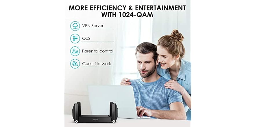 Rock Space AX1800 smart wifi router