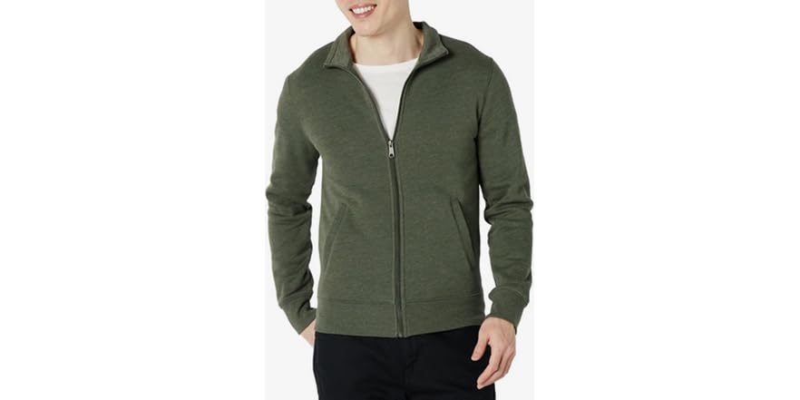 Amazon Essentials Men's Mock Neck Zip Up