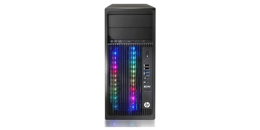 HP RGB Z240 Gaming Desktop (AMD RX 580)