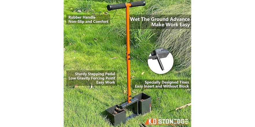 Lawn Aerator Ground Coring Hand Tool