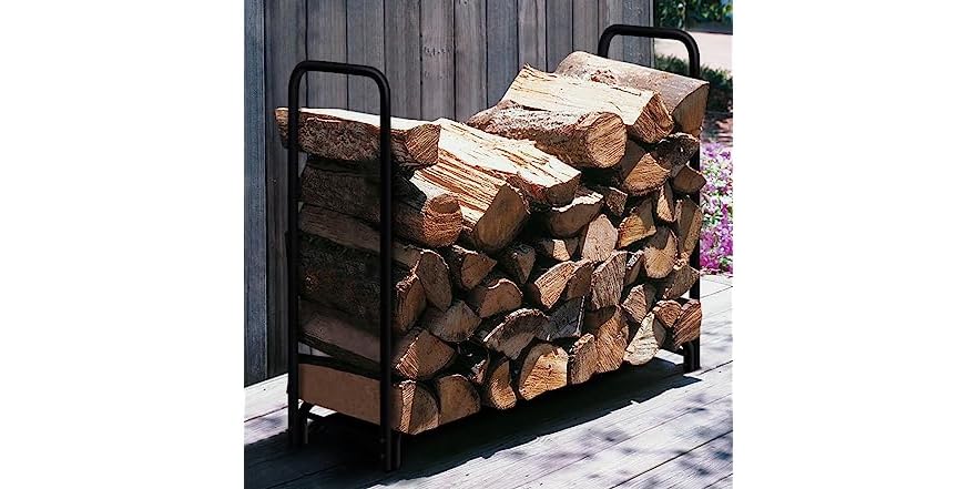 Amagabeli 4ft Firewood Rack