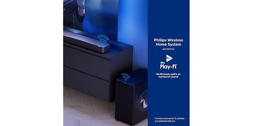 PHILIPS Fidelio FB1 7.1.2-Channel Surround Sound Soundbar