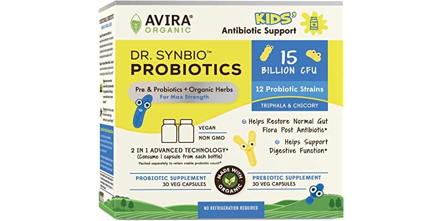 Dr. Synbio Kids’ Antibiotic Support Probiotics