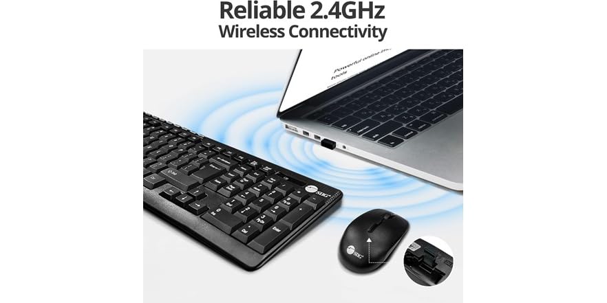 SIIG Wireless Keyboard and Mouse Combo