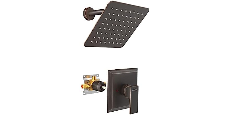 EMBATHER Shower Faucet Set, Square