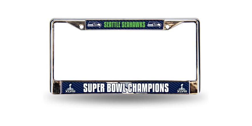 Super Bowl Champions Licence Plate Frame