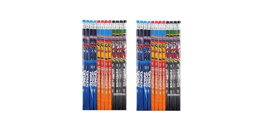 24 pcs transformers pencils