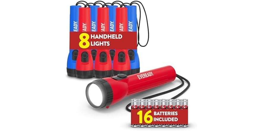 EVEREADY LED Flashlights 8-Pack