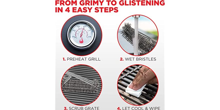 Alpha Grillers Alpha Grillers BBQ Grill Brush - Wire Gr