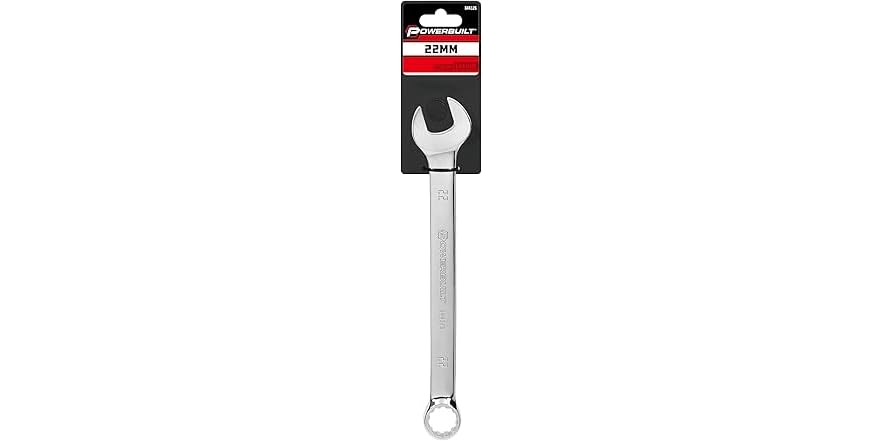 Powerbuilt 22mm Metric Combination Wrench - 644126