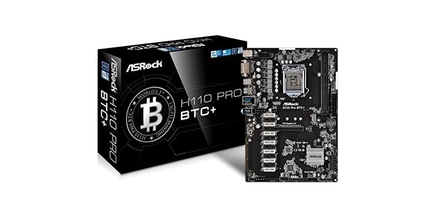 ASRock H110 Pro BTC+ 13GPU Mining Motherboard (Open Box)