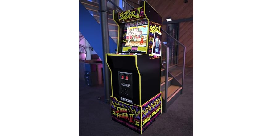 (NEW) Arcade1Up Street Fighter II - Capcom Legacy Edition Arcade Machine (Open Box)
