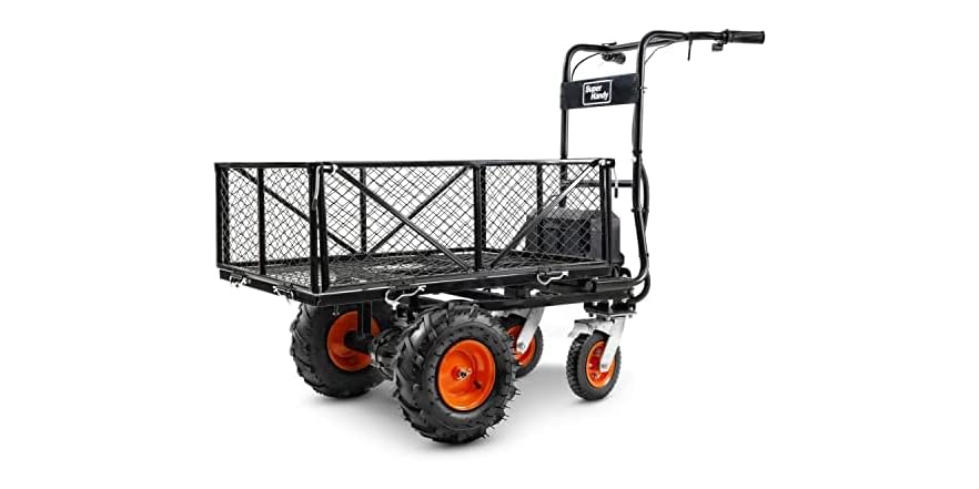 SuperHandy Electric Utility Cart, 48V DC Li-Ion