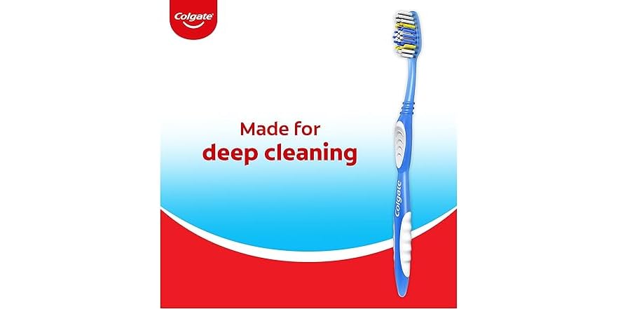 Colgate Extra Clean Toothbrush, Soft, 6-Count