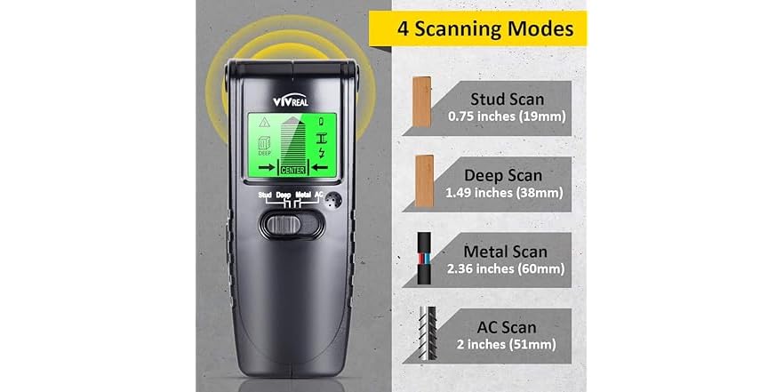 VIVREAL Stud Finder Wall Scanner