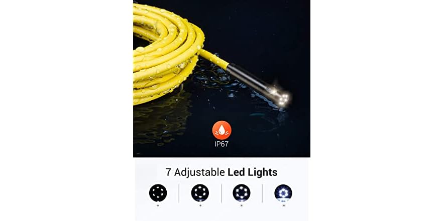 DEPSTECH Dual Lens Wireless Endoscope