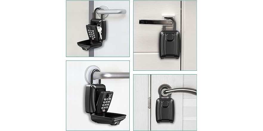 Push Button 9 DIgit Key Safe Box