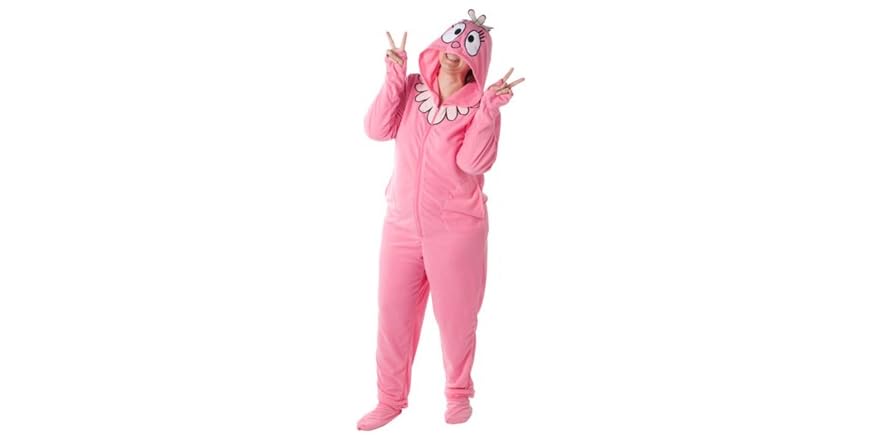 Yo Gabba Gabba Foofa Footed PJ's with Hood