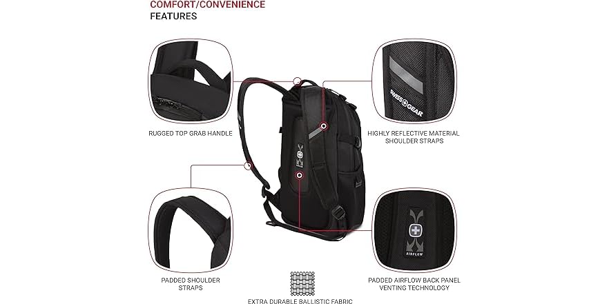 SwissGear Backpack Narrow Daypack (Open Box)