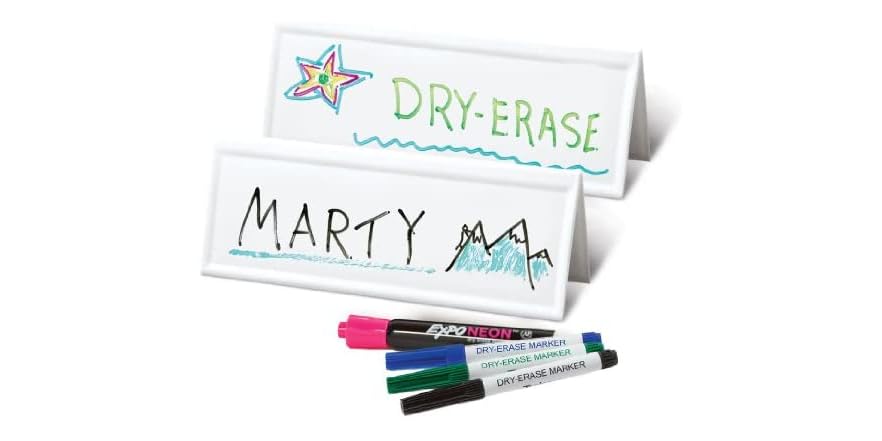 Reusable Name Tent Cards