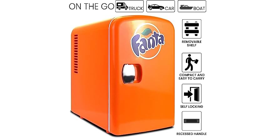Coca-Cola Fanta Mini Cooler/Fridge