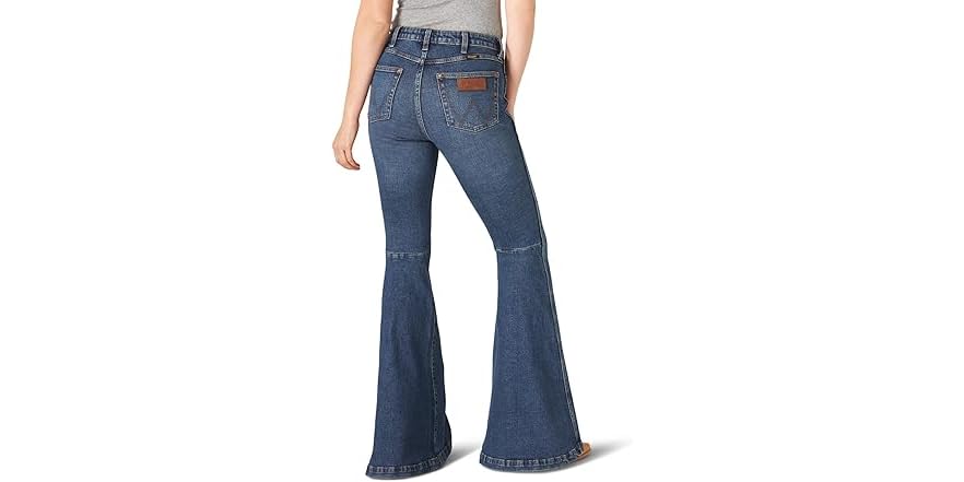 Wrangler Women's High Rise Trumpet Flare