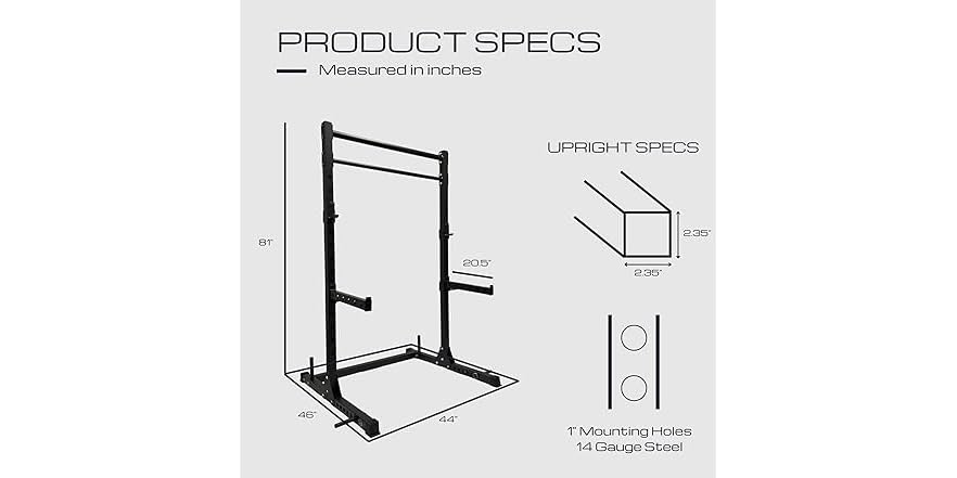 HulkFit Pro Gen 1 Squat Stand Rack