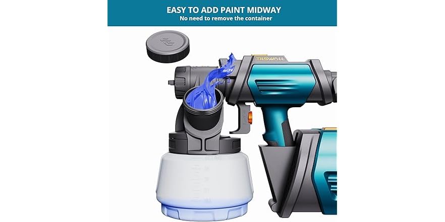 TILSWALL SHARK800 800W Paint Sprayer Blue