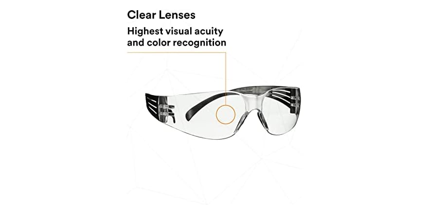 3M Safety Glasses SecureFit 100 Series
