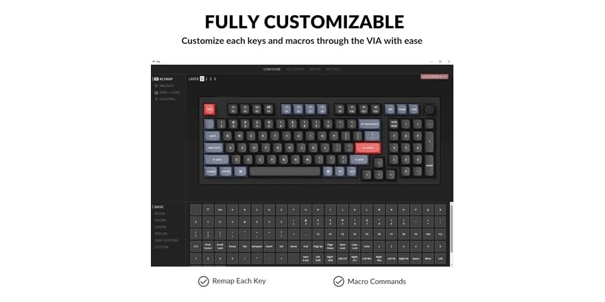 Keychron V5 Custom Mechanical Keyboard (Open Box)