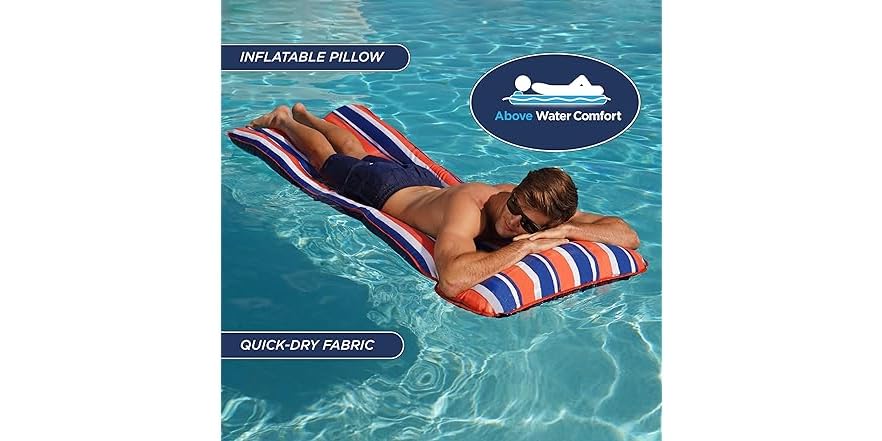 Inflatable Fold N Go Deluxe Float