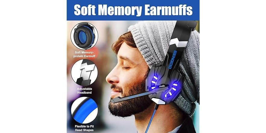 BENGOO G9000 Wired Gaming Headset